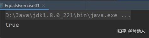 【java】equals方法基本使用 知乎