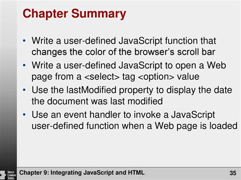 Integrating Javascript And Html Ppt Download