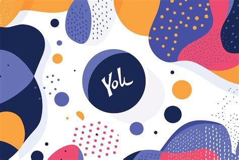 Premium Vector Abstract Background With Colorful Liquid Shapes And