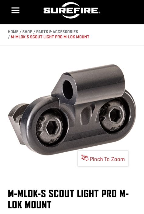 Any Flashlight Options That Fit The Surefire Scout Pro Mounts R Flashlight