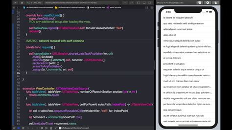 Network Request With Swift Combine Youtube