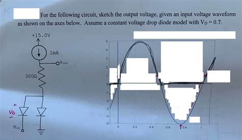 Solved Or The Following Circuit Sketch The Output Voltage Chegg Com