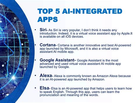machine learning app development pptx computer software and