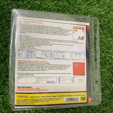 Ibm Spss Statistics 21 Hobbies And Toys Music And Media Cds And Dvds On Carousell