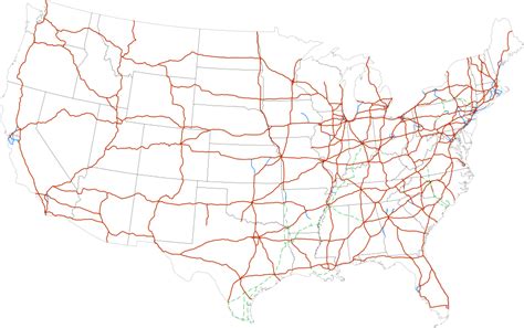 List Of Gaps In Interstate Highways Wikipedia