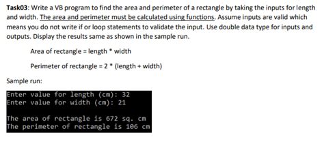 Solved This Program Must Write In Visual Basic Language