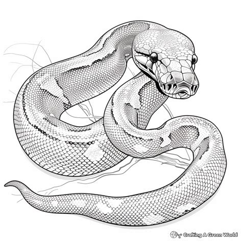 Snake Coloring Pages For Adults Snake Colouring Stock Illustrations