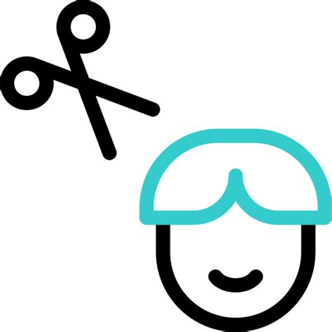 Haircut Basic Accent Outline Icon Haircut Basic Accent Outline Icon