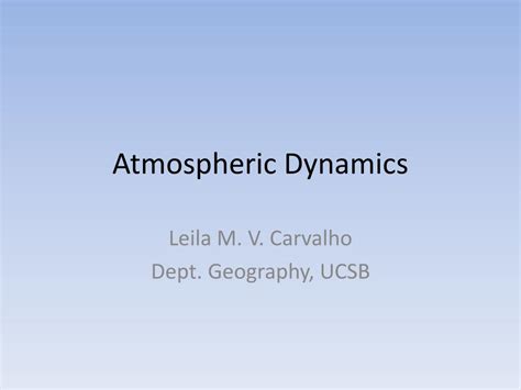 Ppt Atmospheric Dynamics Powerpoint Presentation Free Download Id710000