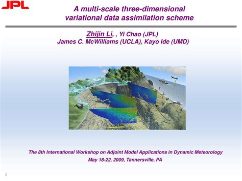 Ppt A Multi Scale Three Dimensional Variational Data Assimilation