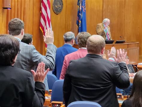 New Legislators Sworn In Committees Assigned North Dakota Counties