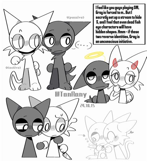 Gray X Wenda Sprunki Sprunki Cute Drawings Character Design Silly