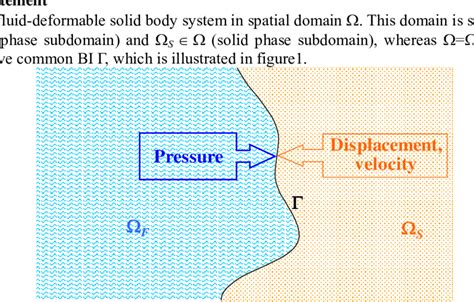 Fluid Deformable Body System F Fluid Subdomain S Deformable