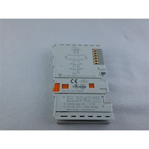 Beckhoff Busklemme EL Analogeingang AI Analog Input MA