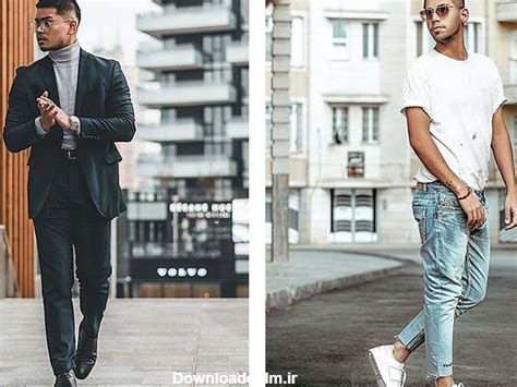 ژست عکس مردانه در پارک