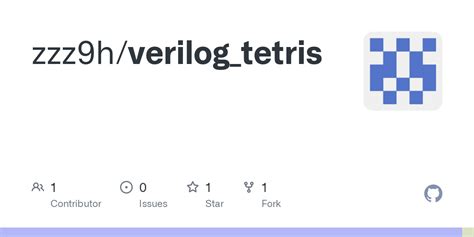 Github Zzz9hverilogtetris