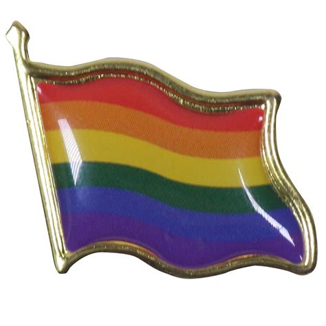 Rainbow Pride Flag Pin Powered By Rainbows
