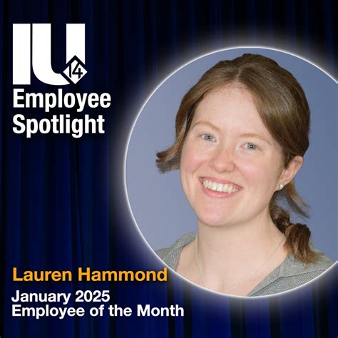Lauren Hammond Named As Employee Of The Month For February 2025 Berks County Iu 14 Pa