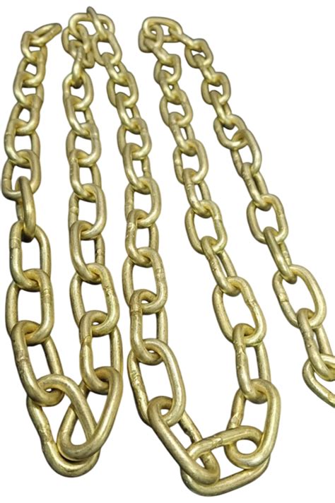Golden Brass Welded Link Chain Size 40inch L At ₹ 830kg In New Delhi