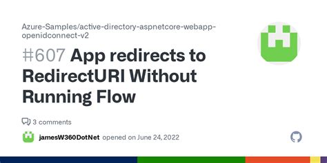 App Redirects To Redirecturi Without Running Flow · Issue 607 · Azure