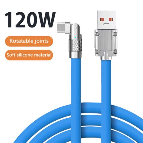 W A Super Fast Charging Cable Liquid Silicone Usb C Type C Cable Shopee Philippines