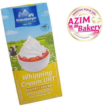 No Cod Only Online Payment Oldenburger Whipping Cream Uht 1l By Azim