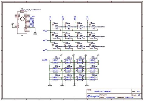 Button Matrix Using As Few Pins As Possible General Guidance Arduino Forum