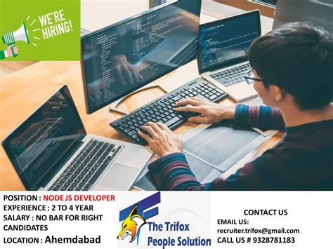 Recruiter Trifox On Linkedin Nodejsdevelopers Nodejs