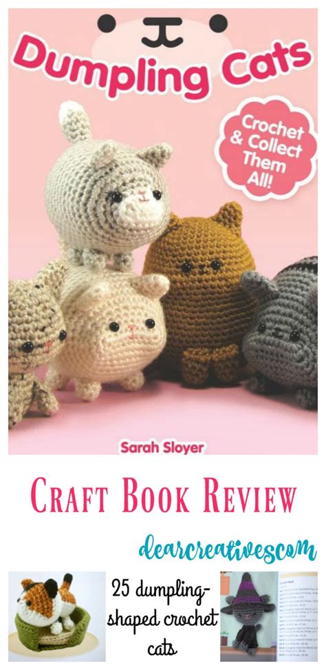 Craft Book Review Adorable Crochet Dumpling Cats