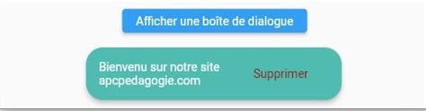 Le Widget Snackbar Dans Flutter Apcpedagogie