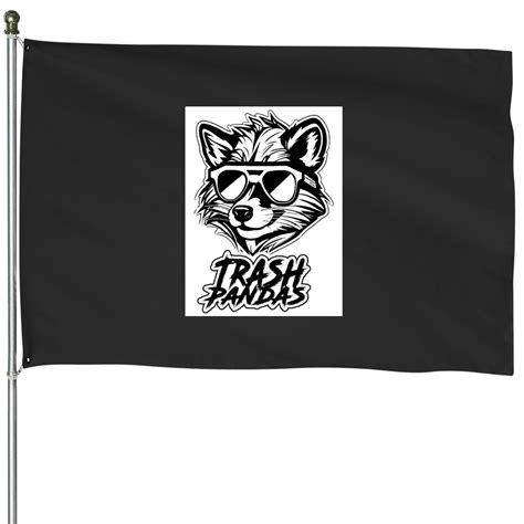 Trivia Team Trash Pandas Logo Mascot House Flags Sold By Sorjosamiar4 Sku 98695414