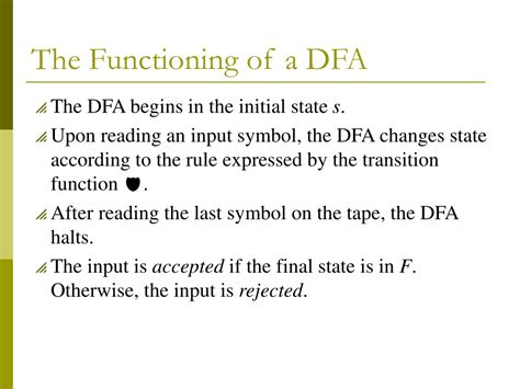 Ppt Deterministic Finite Automata Powerpoint Presentation Free