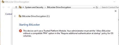 the device cannot use a trusted platform module windows 10 auditsas