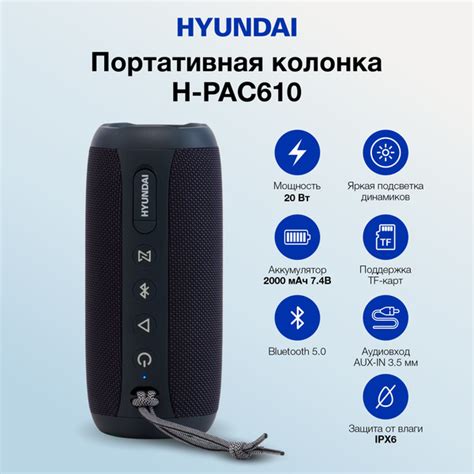 Беспроводная колонка Hyundai H-PAC610 - купить по доступным ценам в ...