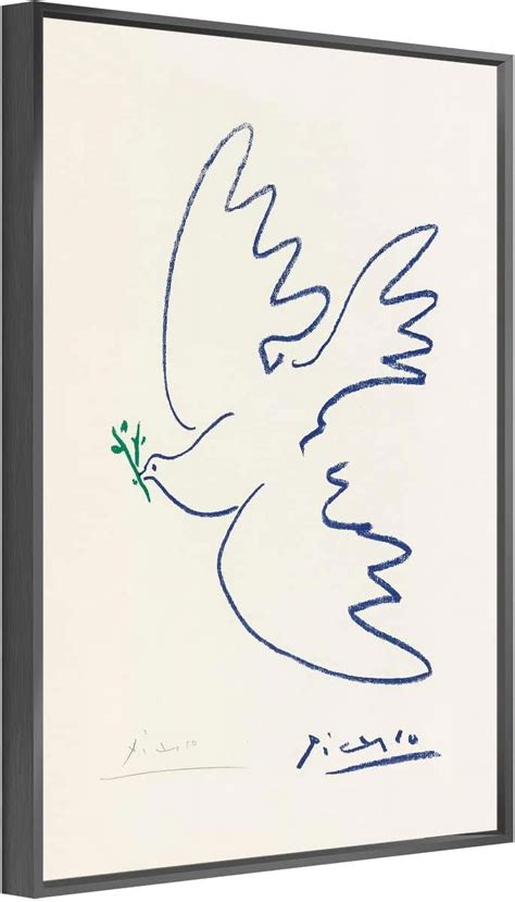 Ksiw Picasso Wall Art The Dove Of Peace Art Print Picasso Artwork
