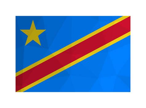 Vector Isolated Illustration Official Symbol Of Democratic Republic Of
