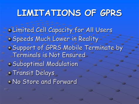 PPT GPRS GPRS PowerPoint Presentation Free Download ID