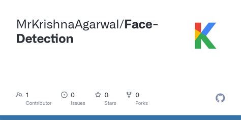 Github Mrkrishnaagarwal Face Detection