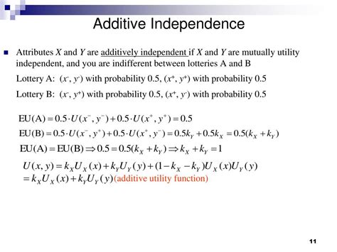 ppt multi attribute utility models with interactions powerpoint