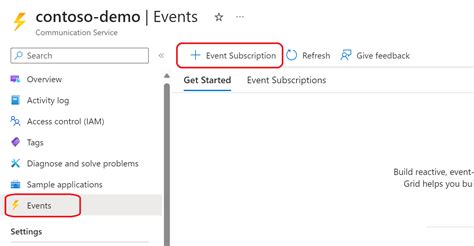 Subscribe To Events An Azure Communication Services Article Microsoft Learn