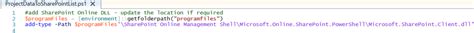 Projectonline Powershell To Keep Ppm Data In Sync On Sharepoint List Pmot O365 Modern
