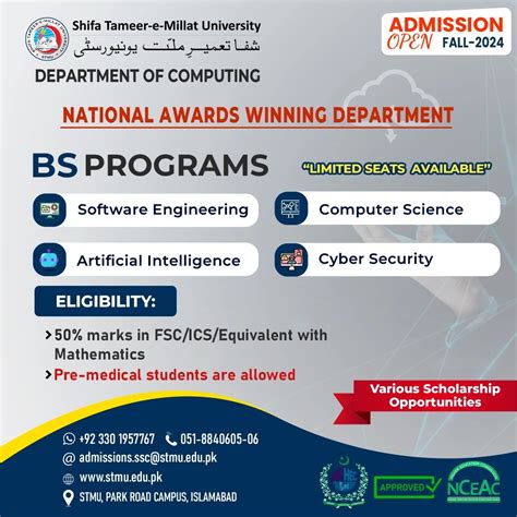 Saif Ur Rehman Khan On Linkedin Administration Open For Fall 2024