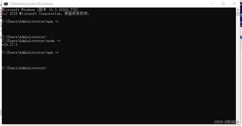 解决npm v显示空白的问题 npmv csdn博客