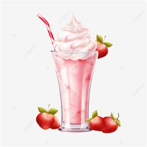 딸기 아이스크림 밀크쉐이크 스무디 주스 휘핑크림 Png 파일 부드러운 음료 물 사과 Png 일러스트 및 이미지 에 대한 무료 다운로드 Pngtree