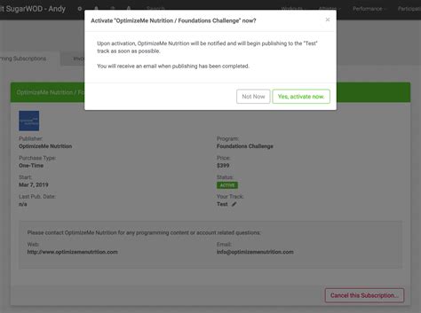 Sugarwod Do I Need To Activate My Class Subscription
