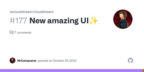 new amazing ui · issue 177 · recloudstream cloudstream · github