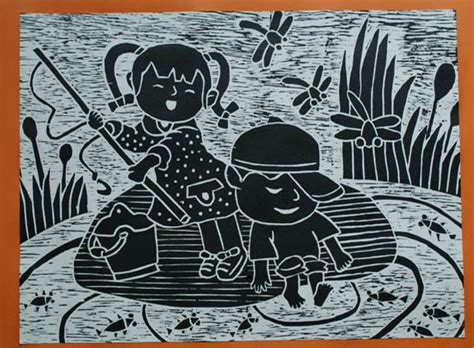 儿童肌理画图片 儿童肌理画 颜料肌理画 大山谷图库