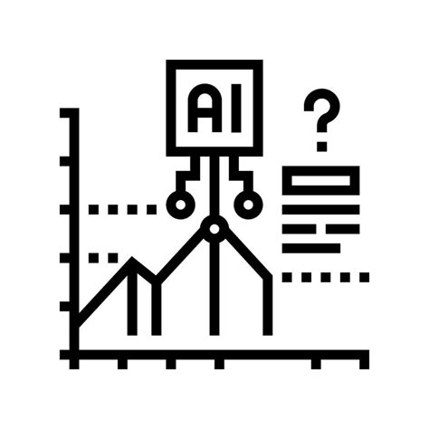 Predictive Analytics Graph Ai Integration Line Icon Illustration 58403517 Vector Art At Vecteezy
