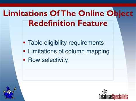 ppt don t shut down that database use oracle 9i online object