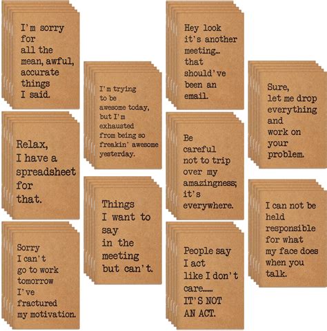 Amazon Com Spakon 50 Pcs Employee Appreciation Gifts Funny Notepads With Sarcastic Sayings For